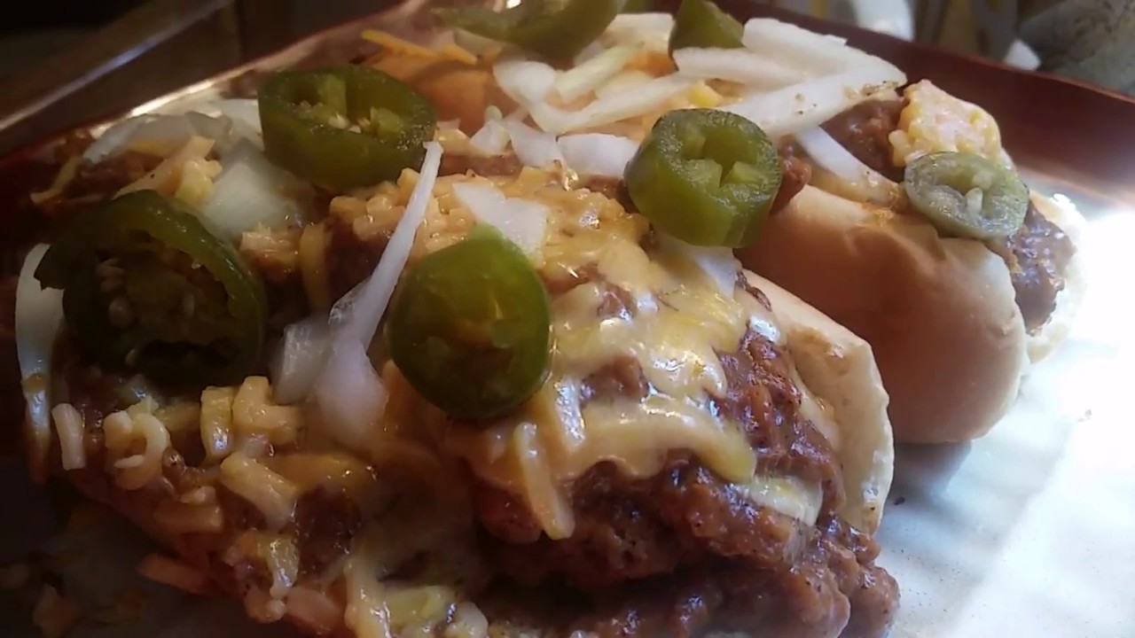 Chili / Cheese / Beef / Meatballs Sandwich / Hot Dog Style - YouTube
