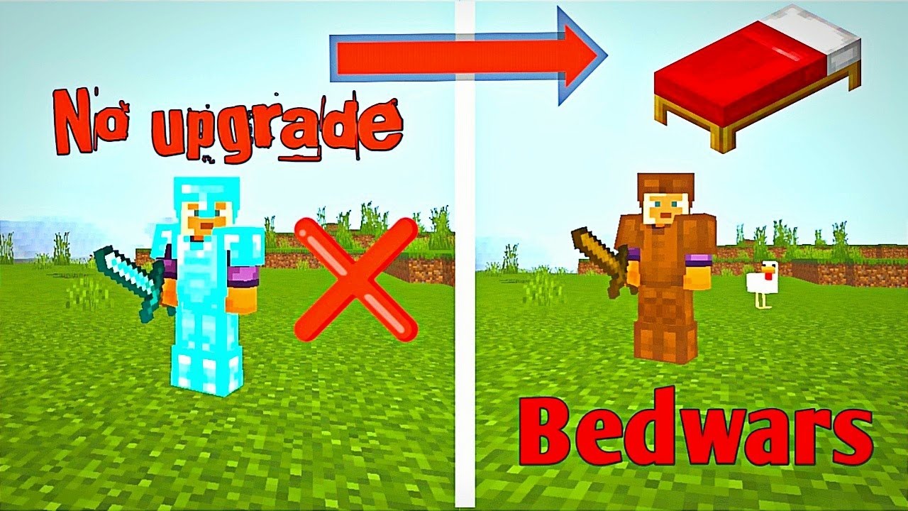WOODEN SWORD ONLY Minecraft BedWars Challenge? - YouTube