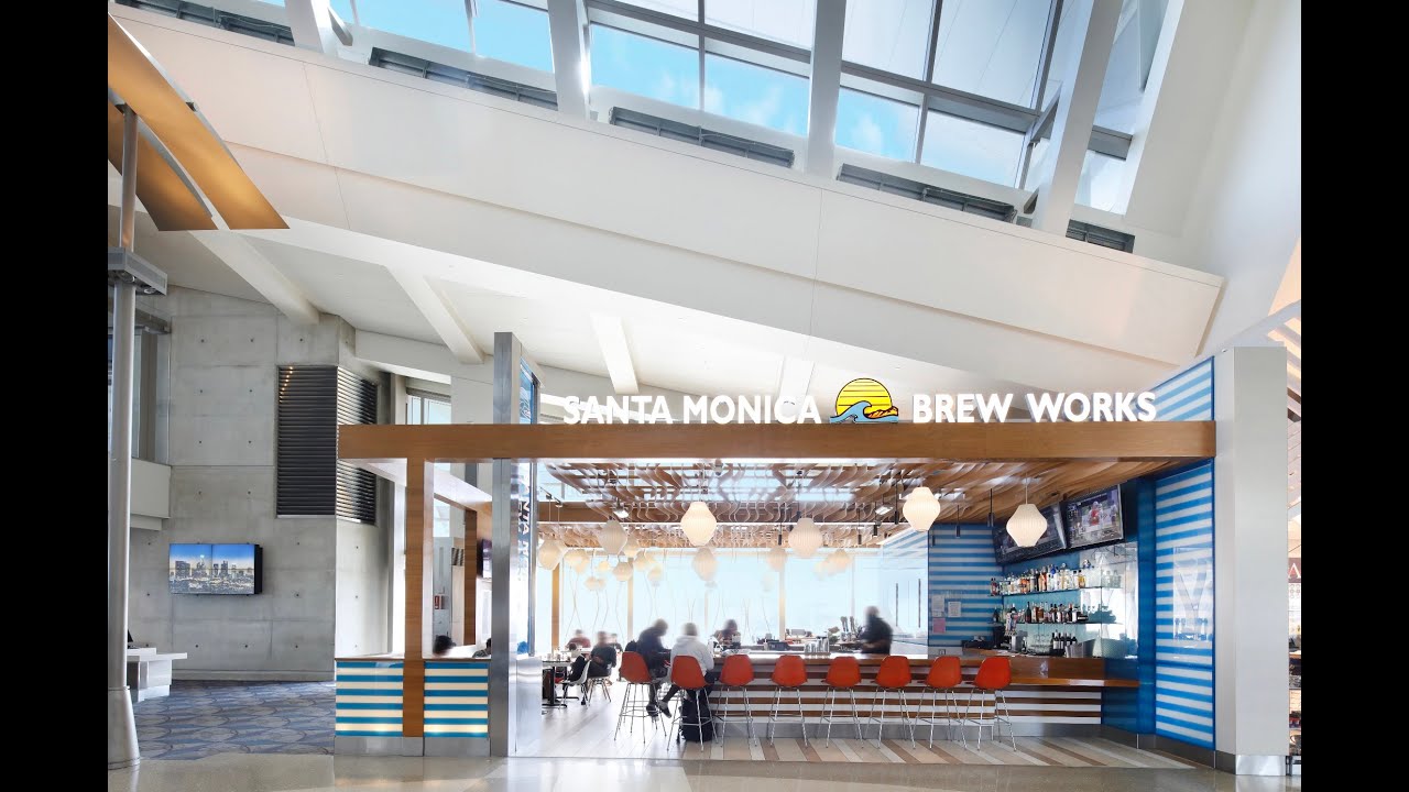 Santa Monica Brew Works at LAX - YouTube