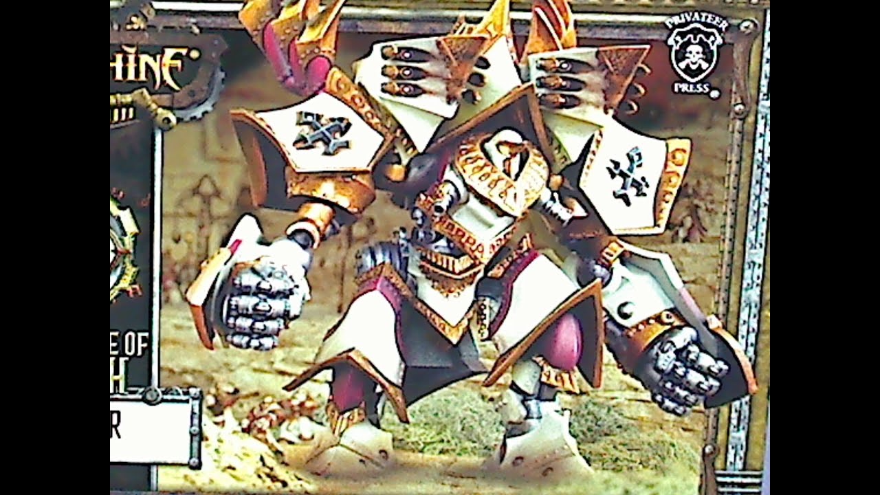 Unboxing of the Menoth Judicator Colossal - YouTube