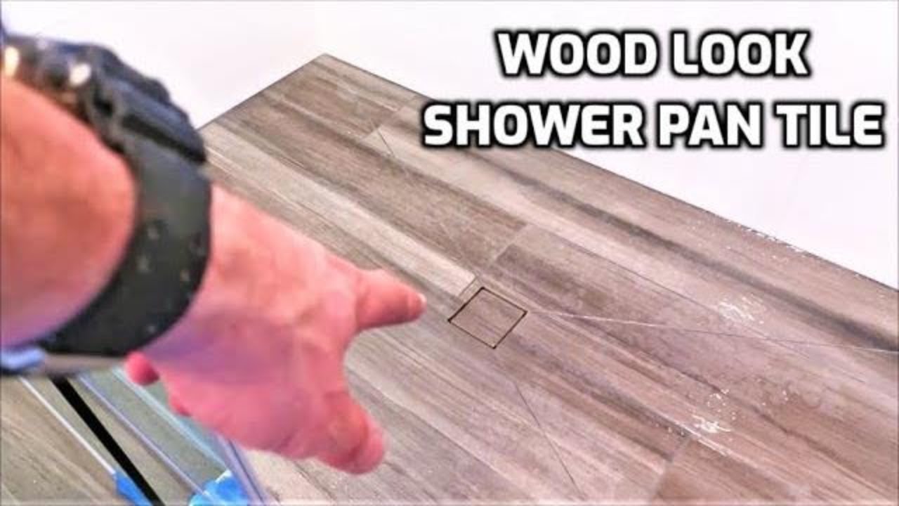 Beautiful WOOD LOOK Shower Remodel - YouTube