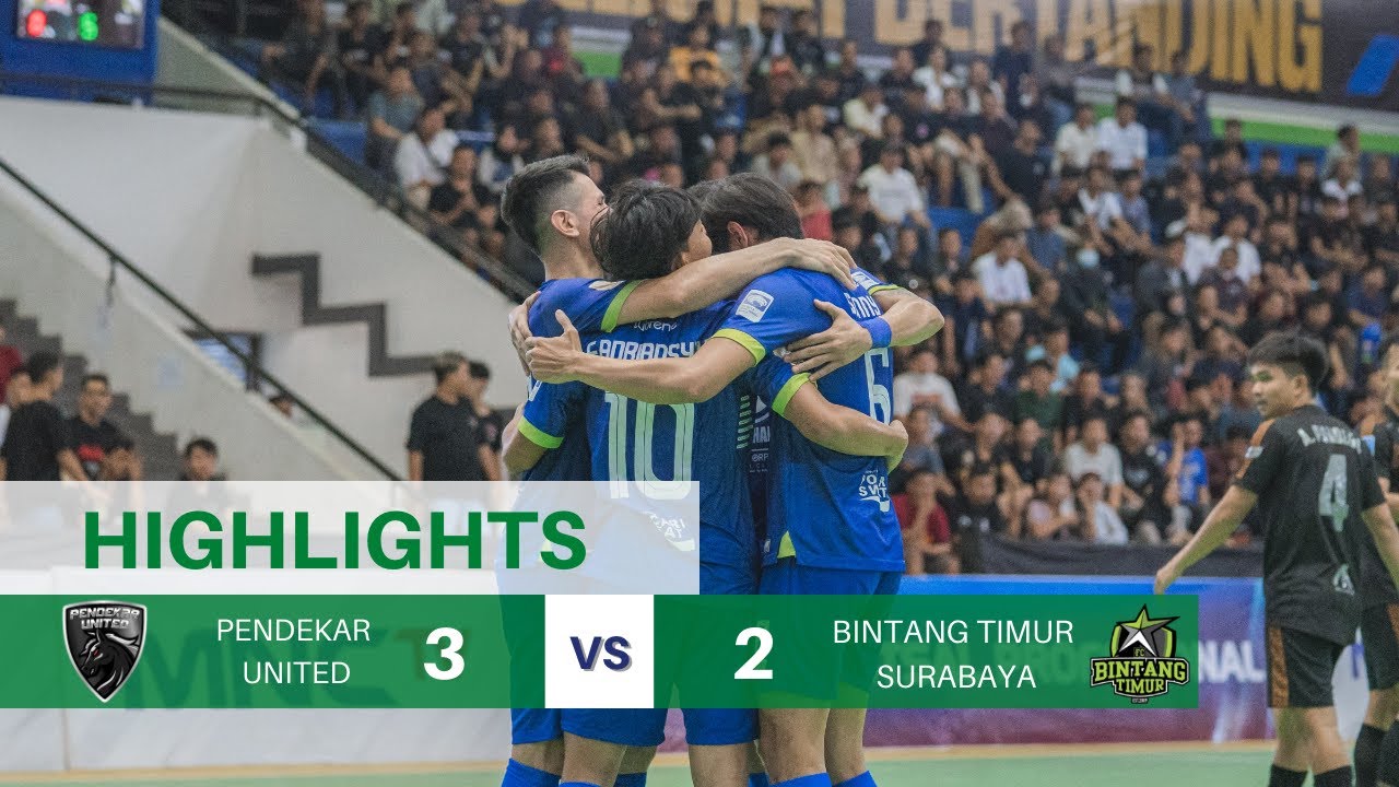 HIGHLIGHTS PERTANDINGAN: PENDEKAR UNITED 3 x 2 BINTANG TIMUR SURABAYA ...