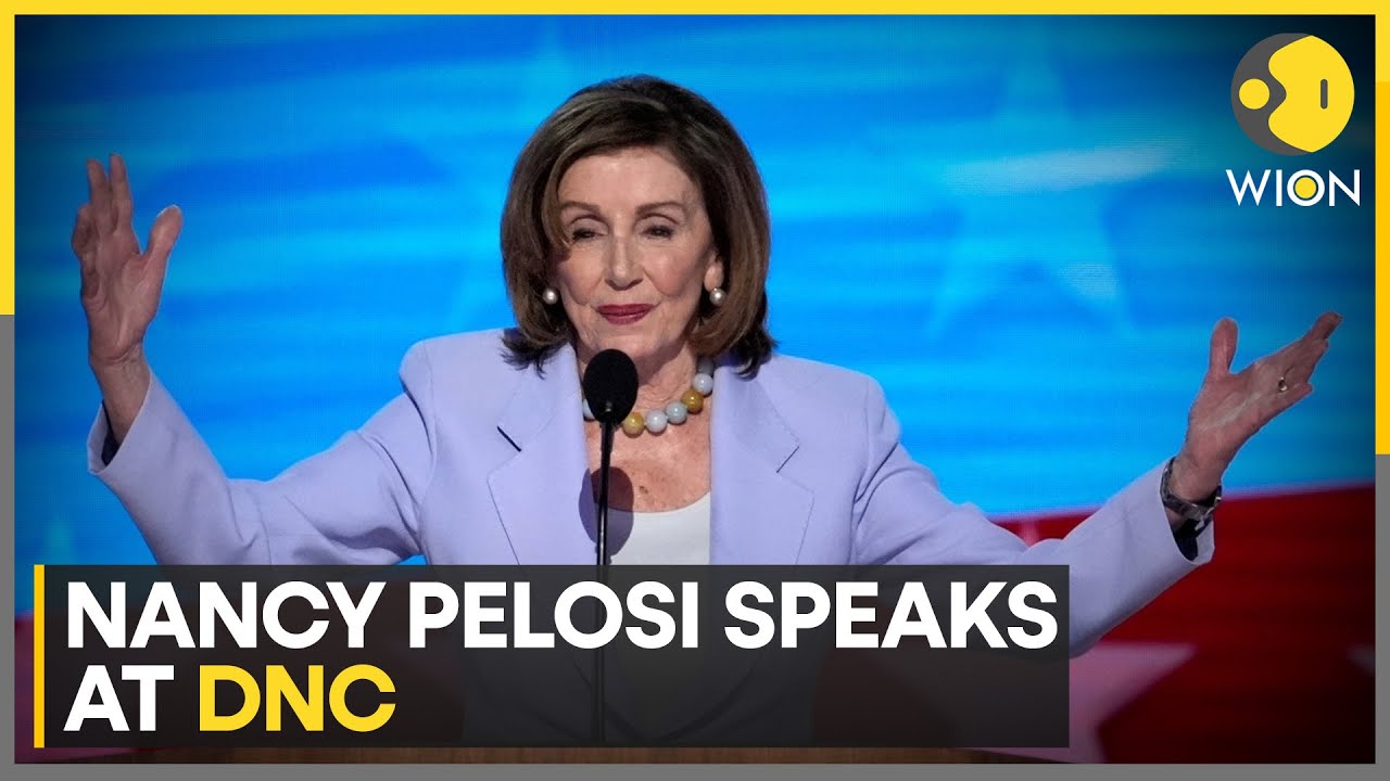 DNC 2024: Day three of DNC begins, Nancy Pelosi takes the stage | WION News - YouTube
