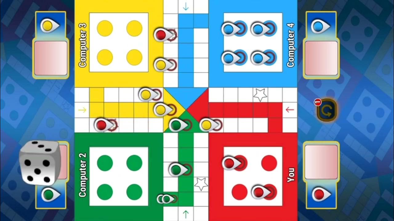 Ludo game || Ludo king in 4 player || player vs computer Ludo game play 🎯 - YouTube
