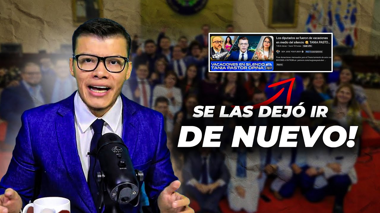 💥JOSE YOUTUBER vuelve a MANDAR FUERTE MENSAJE A DIPUTADOS || se fueron ...