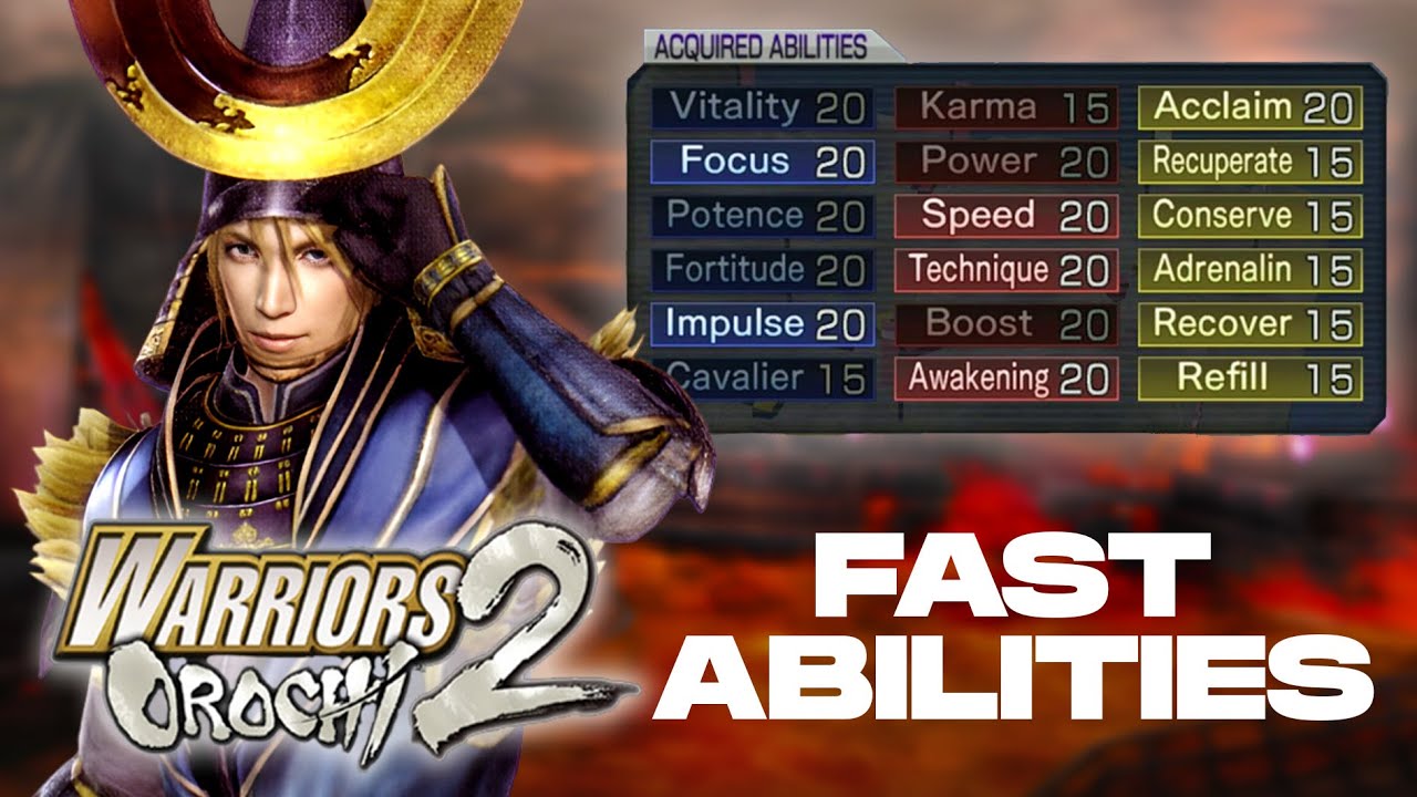 How to Unlock All Abilities Fast in Warriors Orochi 2 - YouTube