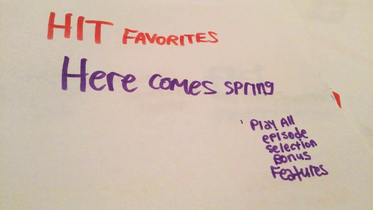 Hit favorites here comes spring dvd menu walkthrough - YouTube