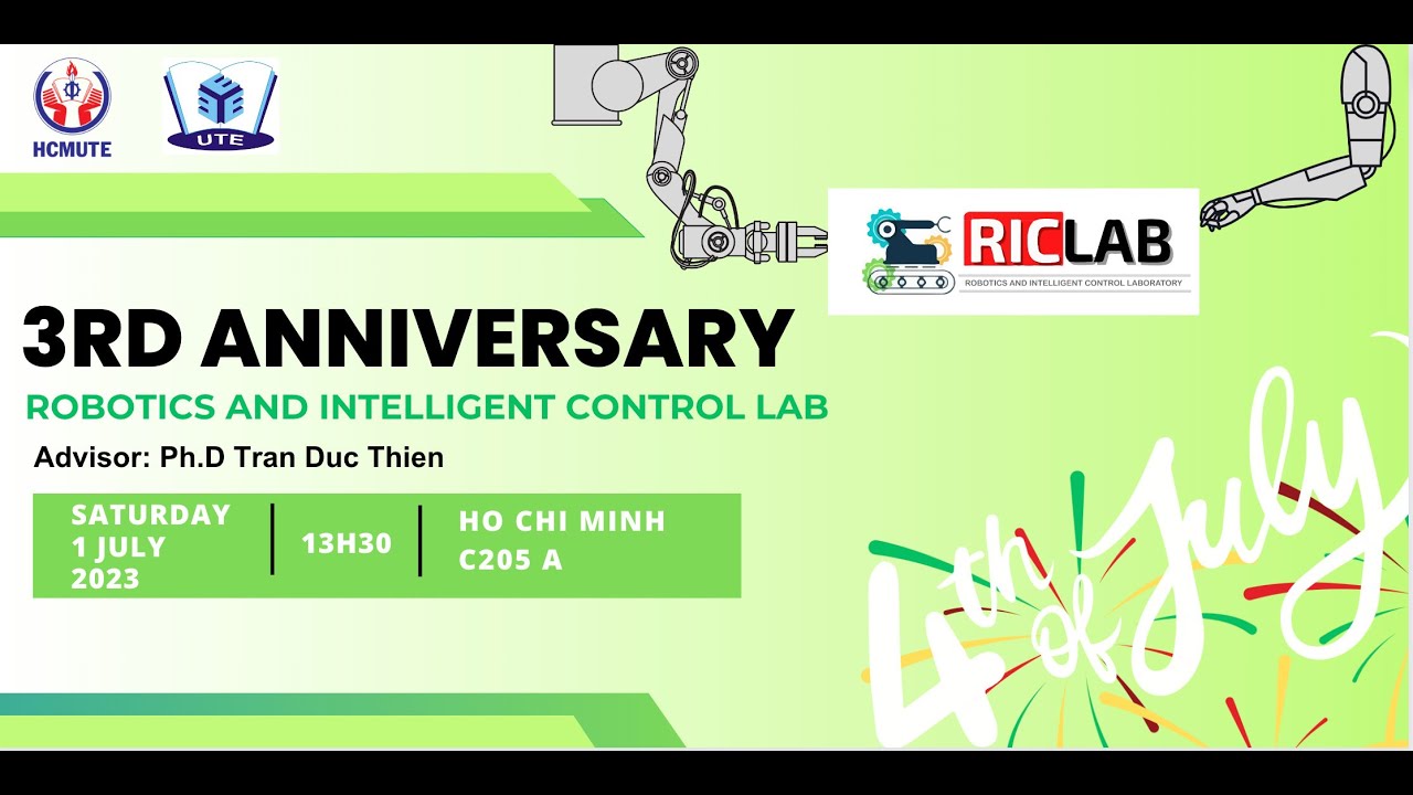 Nhìn lại 3 năm hoạt động của RIC Lab ở HCMUTE - YouTube