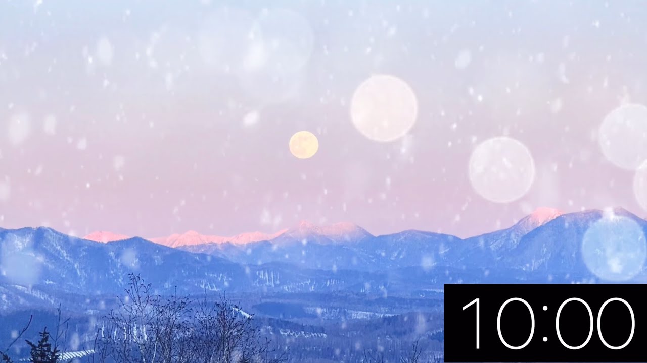 10 Minute Timer - Relaxing Ambience - YouTube