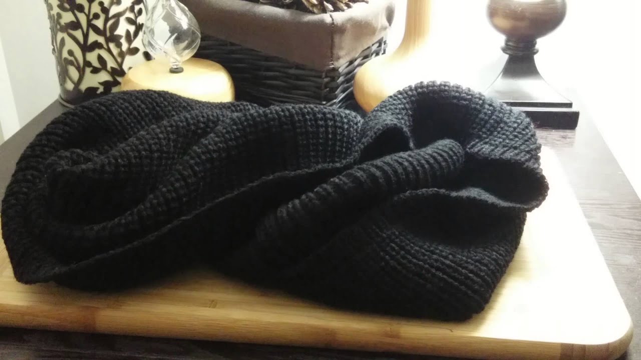 NEOSAN Womens Thick Ribbed Knit Winter Infinity Circle Loop Scarf - YouTube