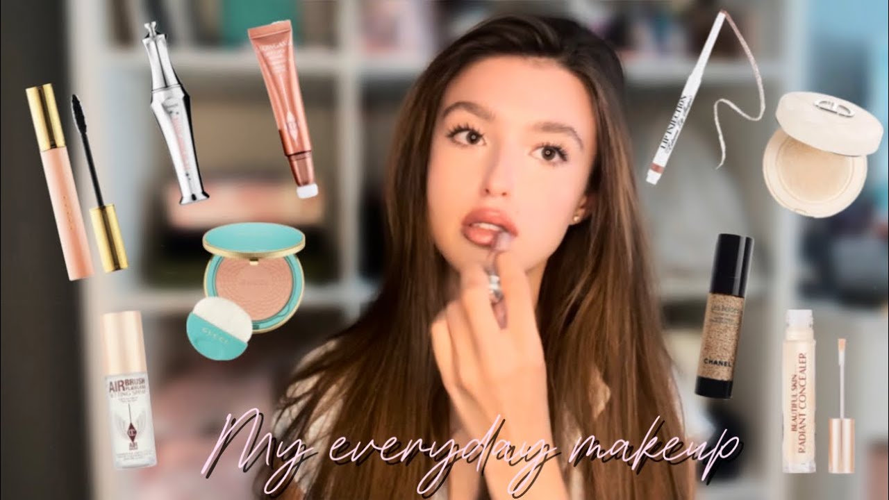 My everyday makeup tutorial [Мой ежедневный макияж] 💗🎀 - YouTube