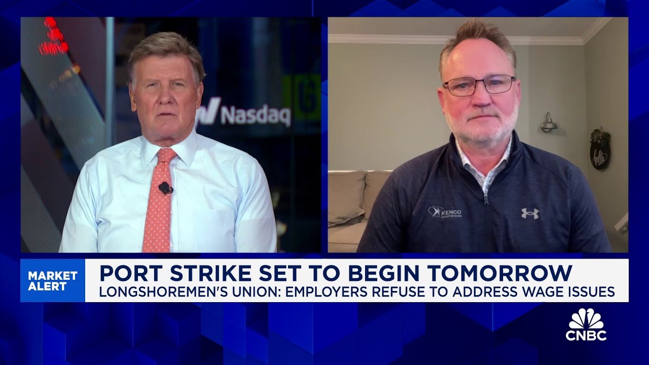 Port strike set to begin tomorrow: Here's what's at stake - YouTube