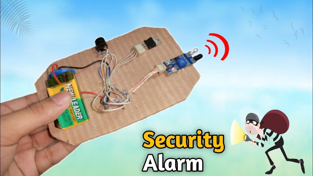 long - Range proximity sensor / DIY IR Security Alarm // Mr.Shihab Tech ...