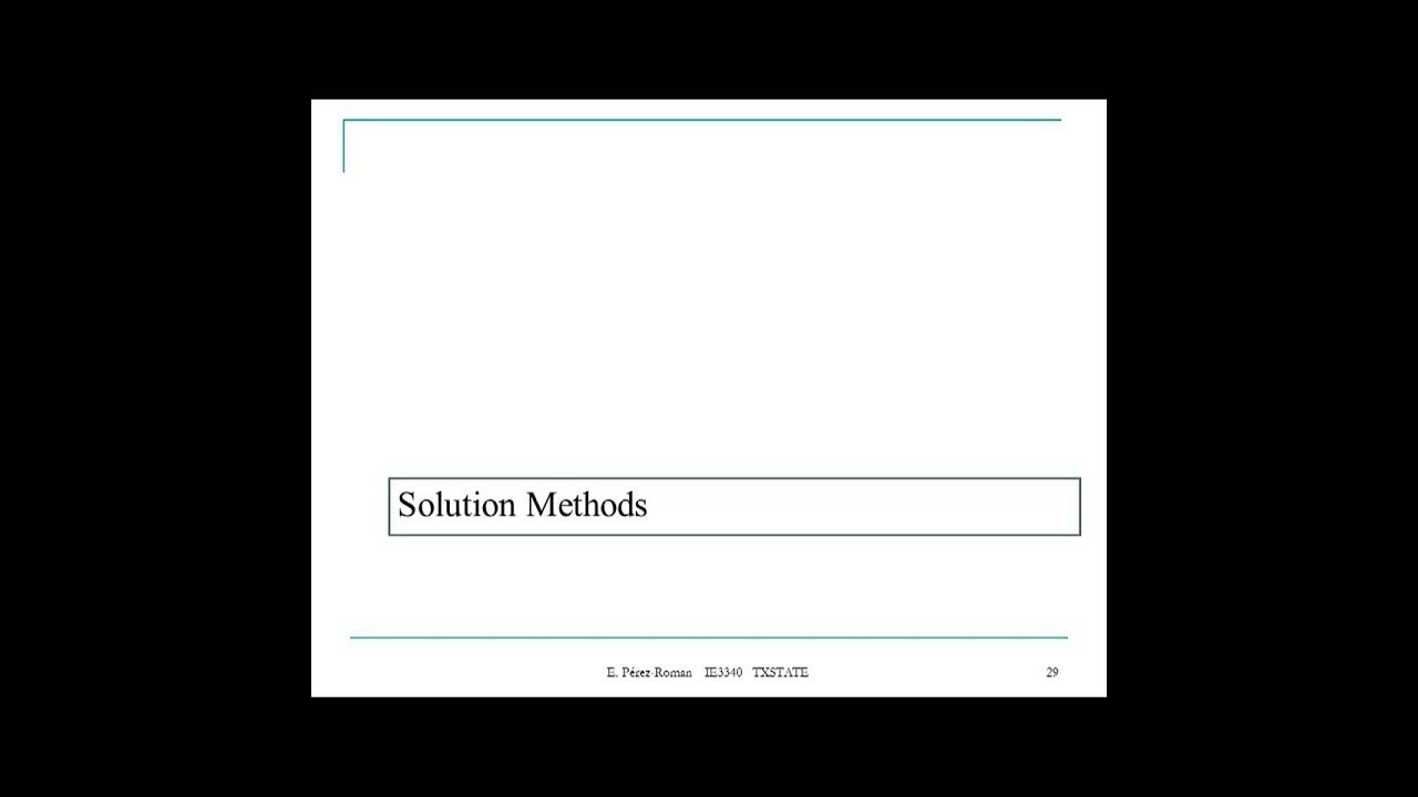 Lecture 9 (part 2) and Lecture 10 (part 1): Integer Programming, and ...
