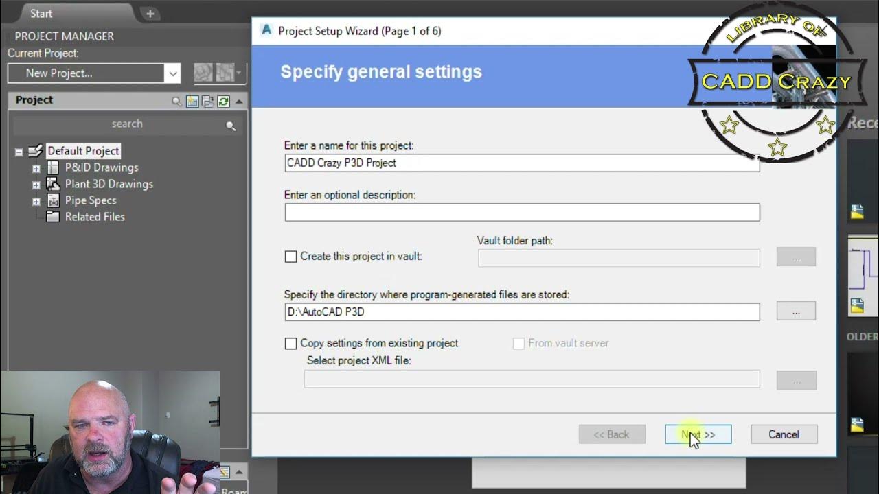 AutoCAD Plant 3D Project Setup - YouTube
