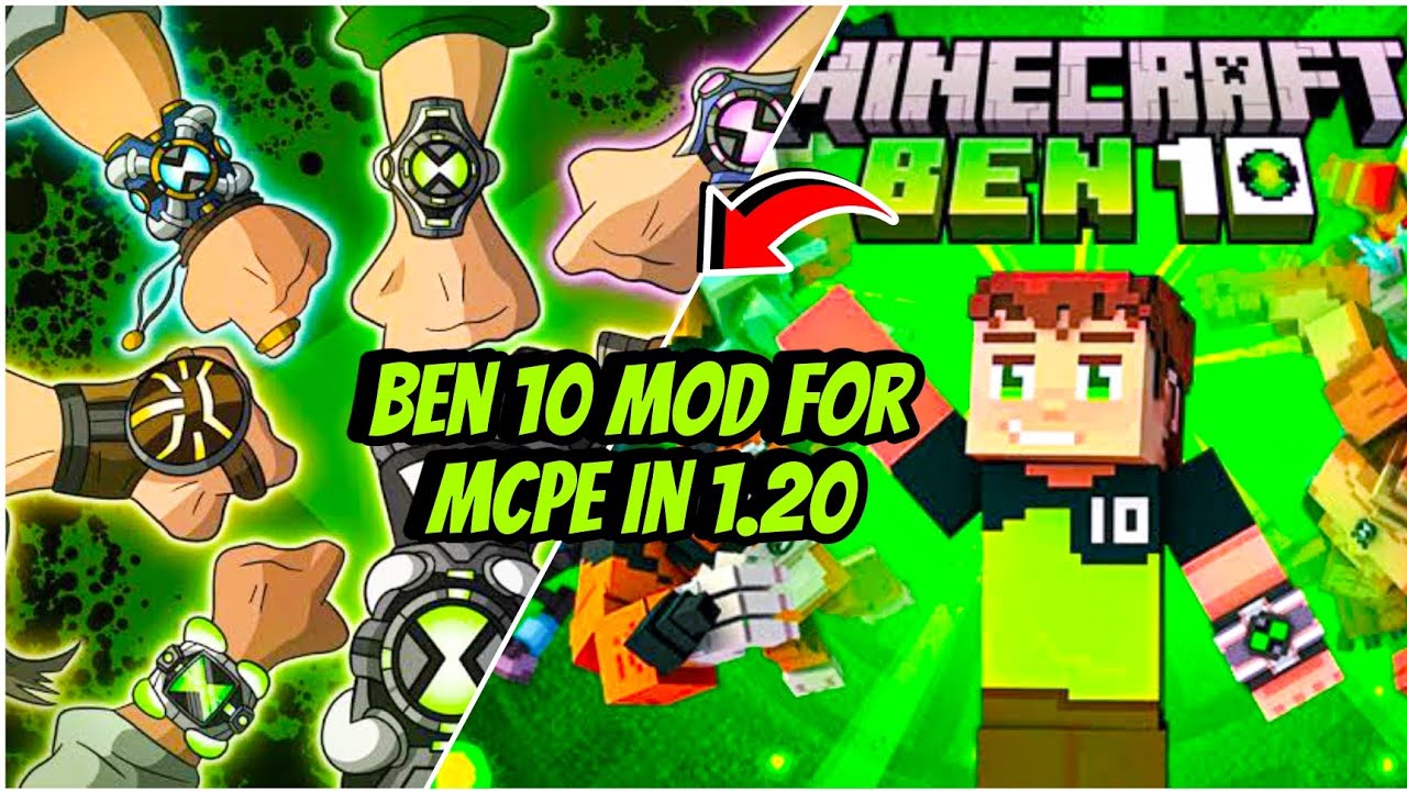 Ben 10 mod for Minecraft Pe for 1.20+ || Ben 10 mod for mcpe || @TGPW ...