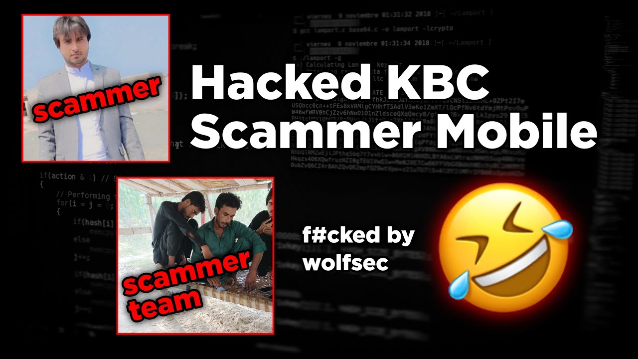KBC Scammer Got Hacked l KBC !!! | Wolfsec - YouTube