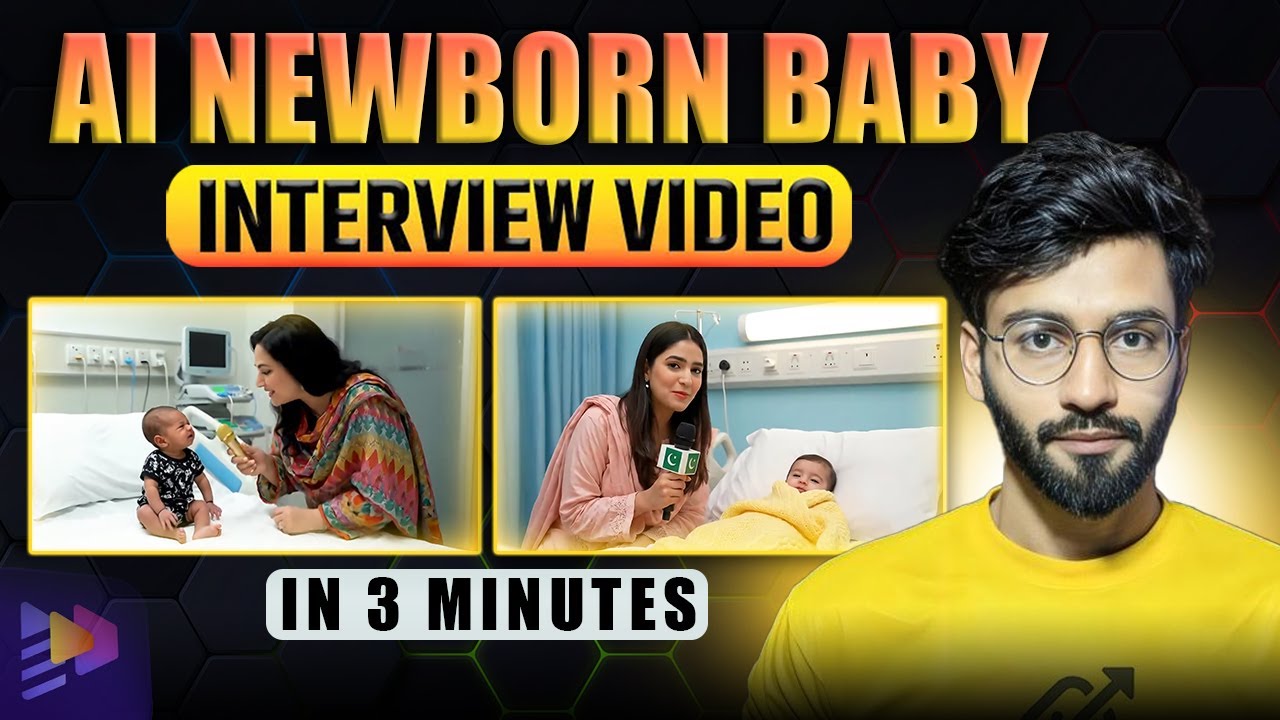 How to Generate Viral Al newborn baby Interview video | @Alijan786 ...