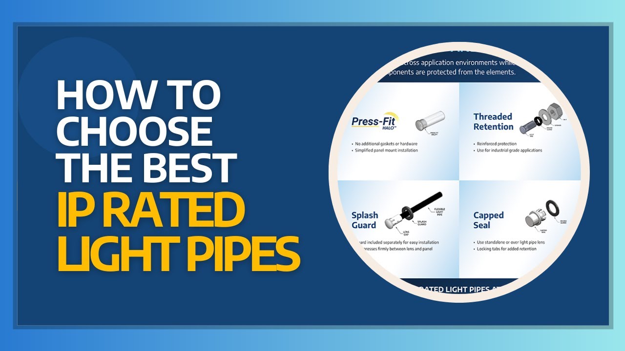 How to Choose the Best IP Rated Light Pipes - YouTube