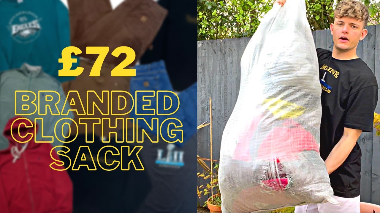 £72 Branded Clothing Rag Sack Unboxing! - YouTube