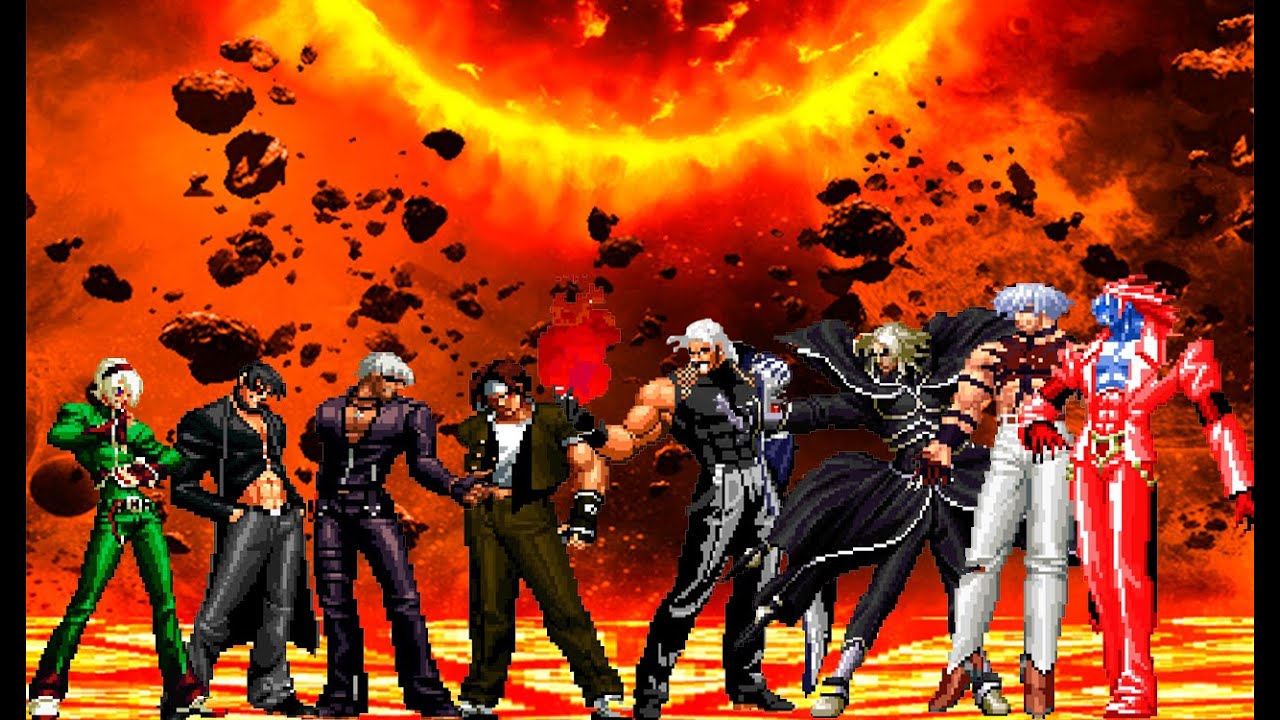 Kof Mugen Hero Team Vs Bosses Team - YouTube