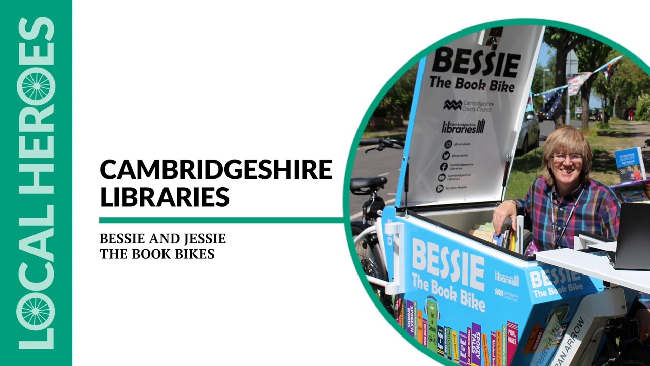 Cambridgeshire Cargo Bike Stories: Cambridgeshire Libraries - YouTube