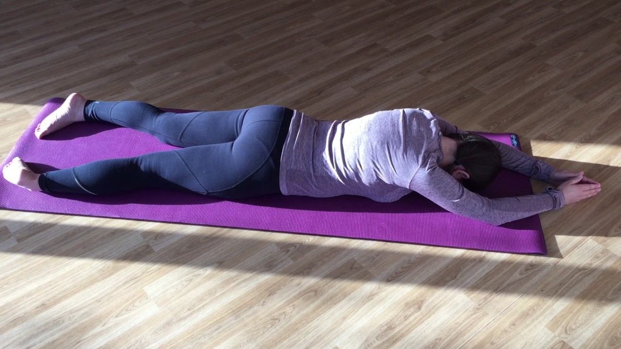 Front Lying Relaxation: Restorative Yoga - YouTube