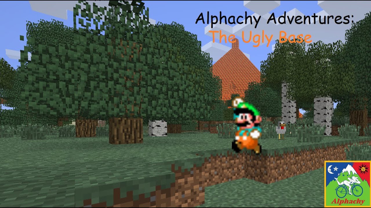 Minecraft - Alphachy Adventures #01: The Ugly Base - YouTube