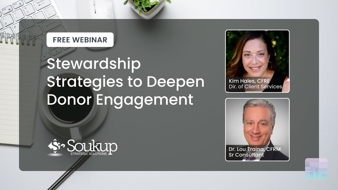 Stewardship Strategies to Deepen Donor Engagement - YouTube