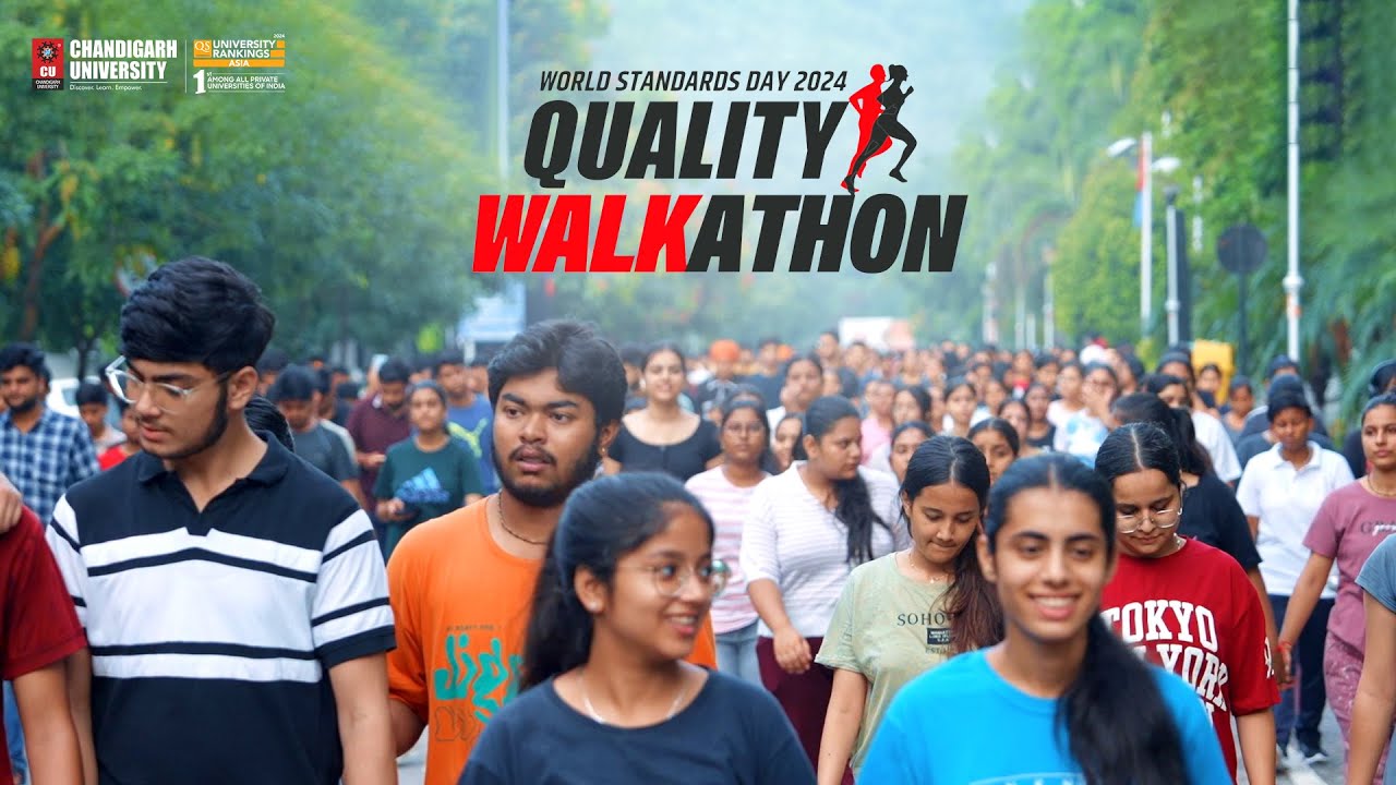 CU Walkathon in Collaboration with Bureau of Indian Standards - YouTube