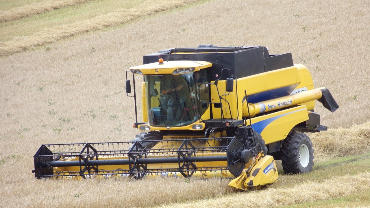 JK Phillips - Combining Barley - YouTube