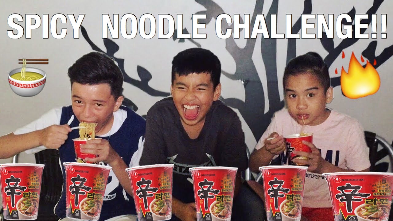 SPICY NOODLE CHALLENGE FT. LUKE & AJ !!! **EXTREMELY SPICY** || TEAM ...