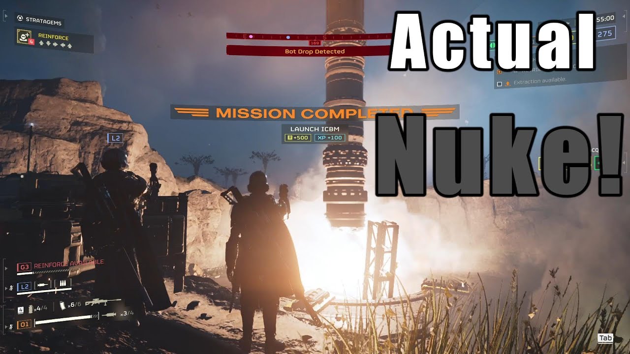 Nukes have been approved on the battlefield: Helldivers 2 with the boys ...