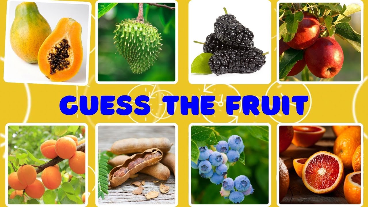 50 FRUITS GUESSING GAME 🍉🍓🍌 Can YOU name them all?#fruit - YouTube