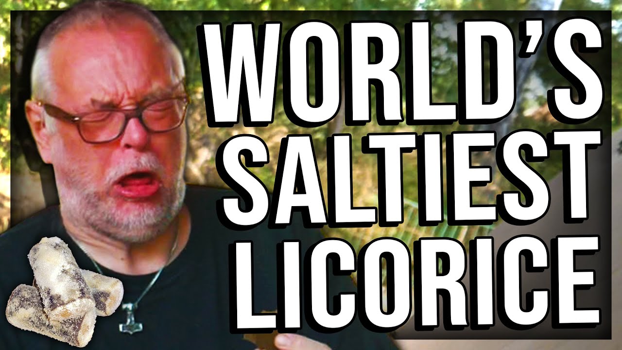 TRYING THE WORLD'S SALTIEST LICORICE (9000MG SALT) - YouTube