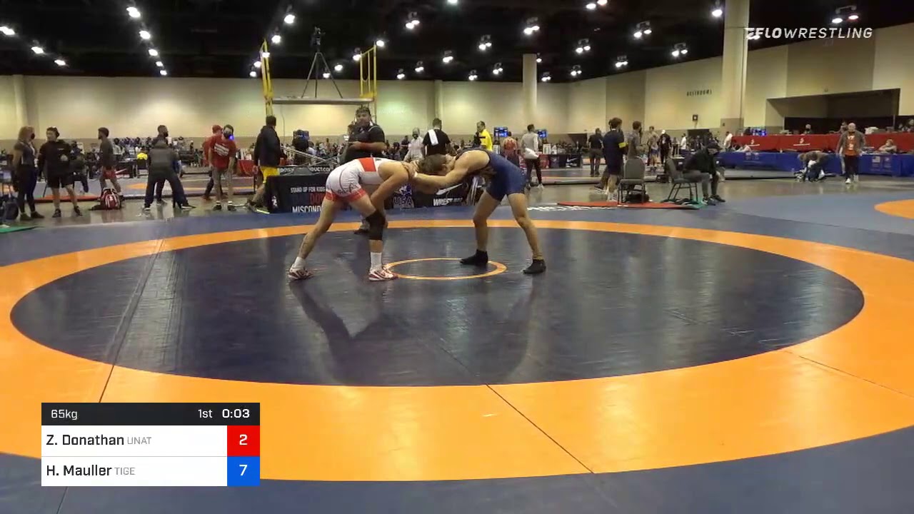 65 Kg Quarterfinal Zackary Donathan Unattached Vs Harold Brock Mauller ...