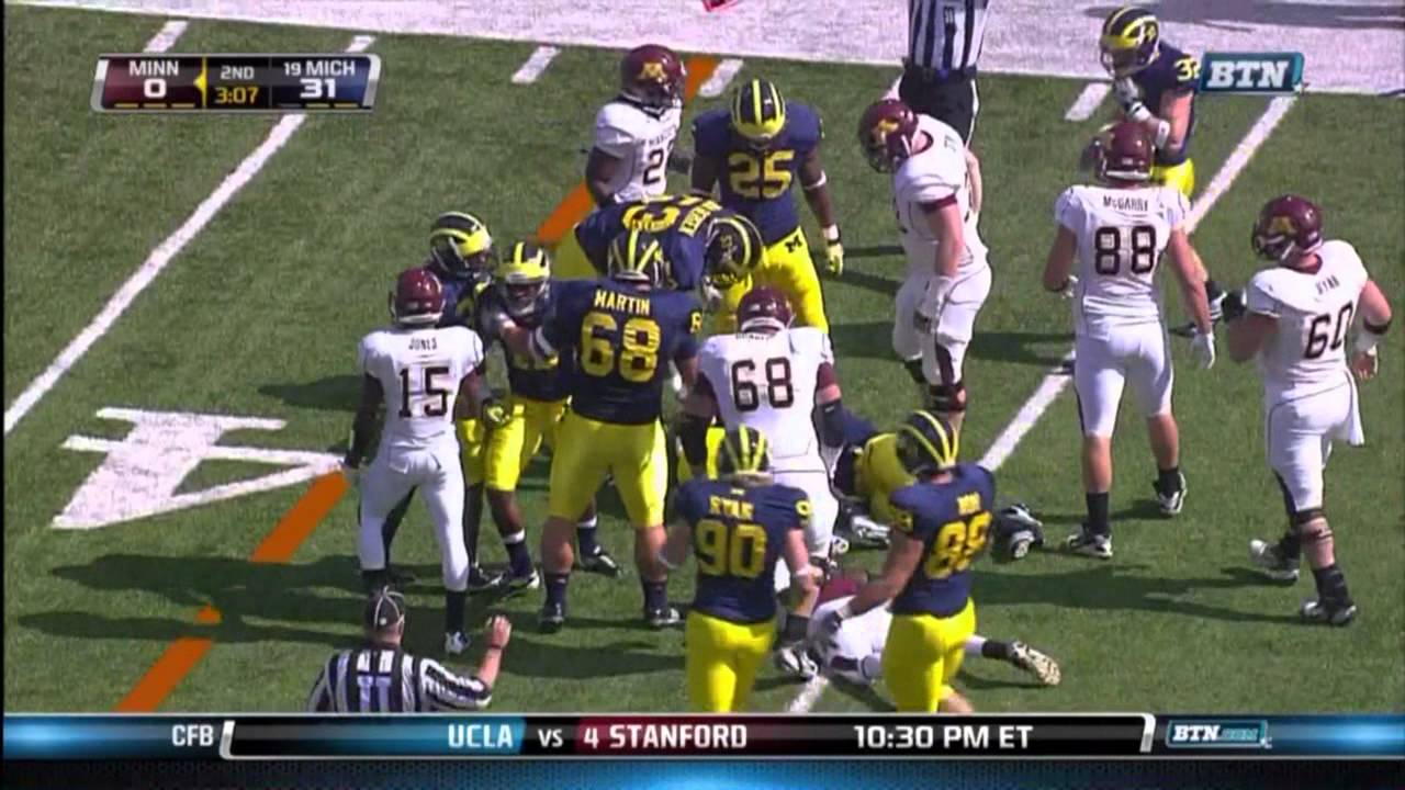 2011 Michigan Highlights v. Minnesota - YouTube