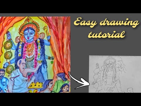 joy ma tara #boroma drawing part -2 - YouTube