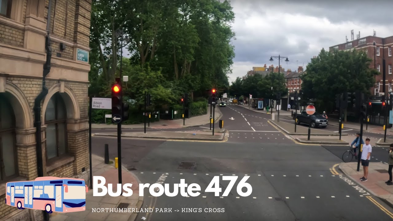 🚌 476 full bus route (Northumberland Park - King's Cross) - YouTube