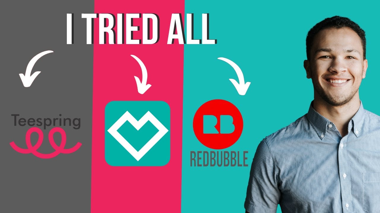 Teespring vs Spreadshirt vs Redbubble - YouTube