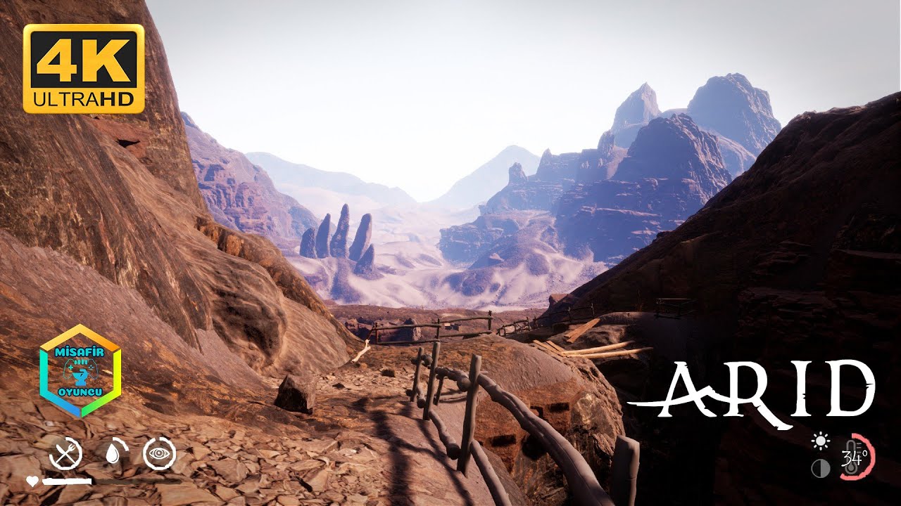 [4K] Kurak ve Issız Bölgede Hayatta Kalma Oyunu | Arid Gameplay ...