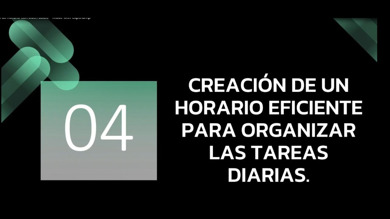 Crea un horario eficiente con CHAT GPT - YouTube