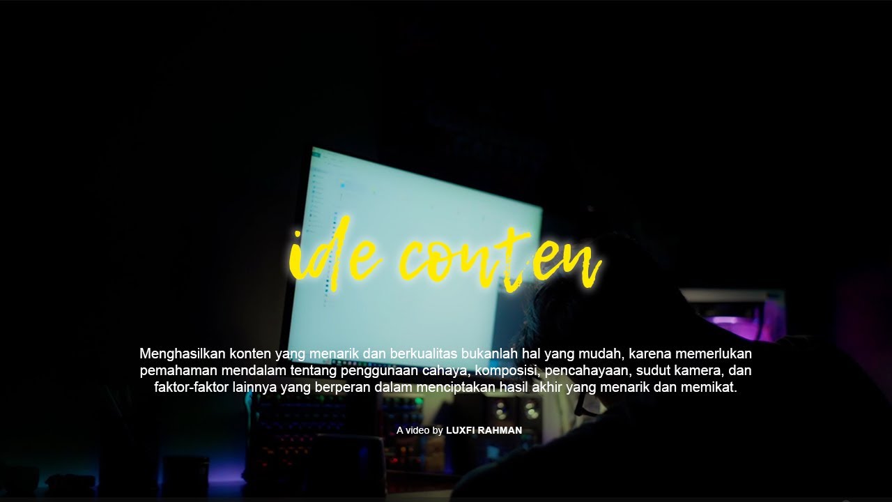 Ide Conten - Short Movie - Cinema Video - YouTube