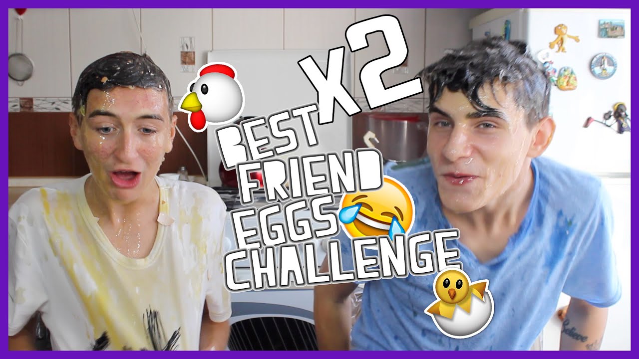 Best Friend Eggs Challenge x2 | HalBer - YouTube