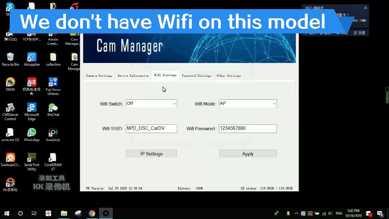 How to use Cam Manager SC01 - YouTube