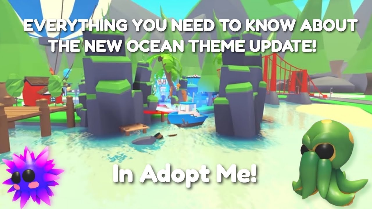 Everything you need to know about the new OCEAN THEME UPDATE in Adopt ...