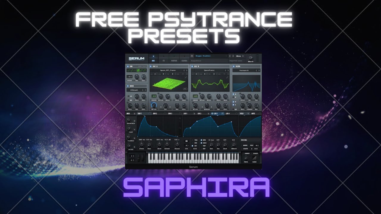 Free Psytrance Presets For Serum by Saphira - YouTube
