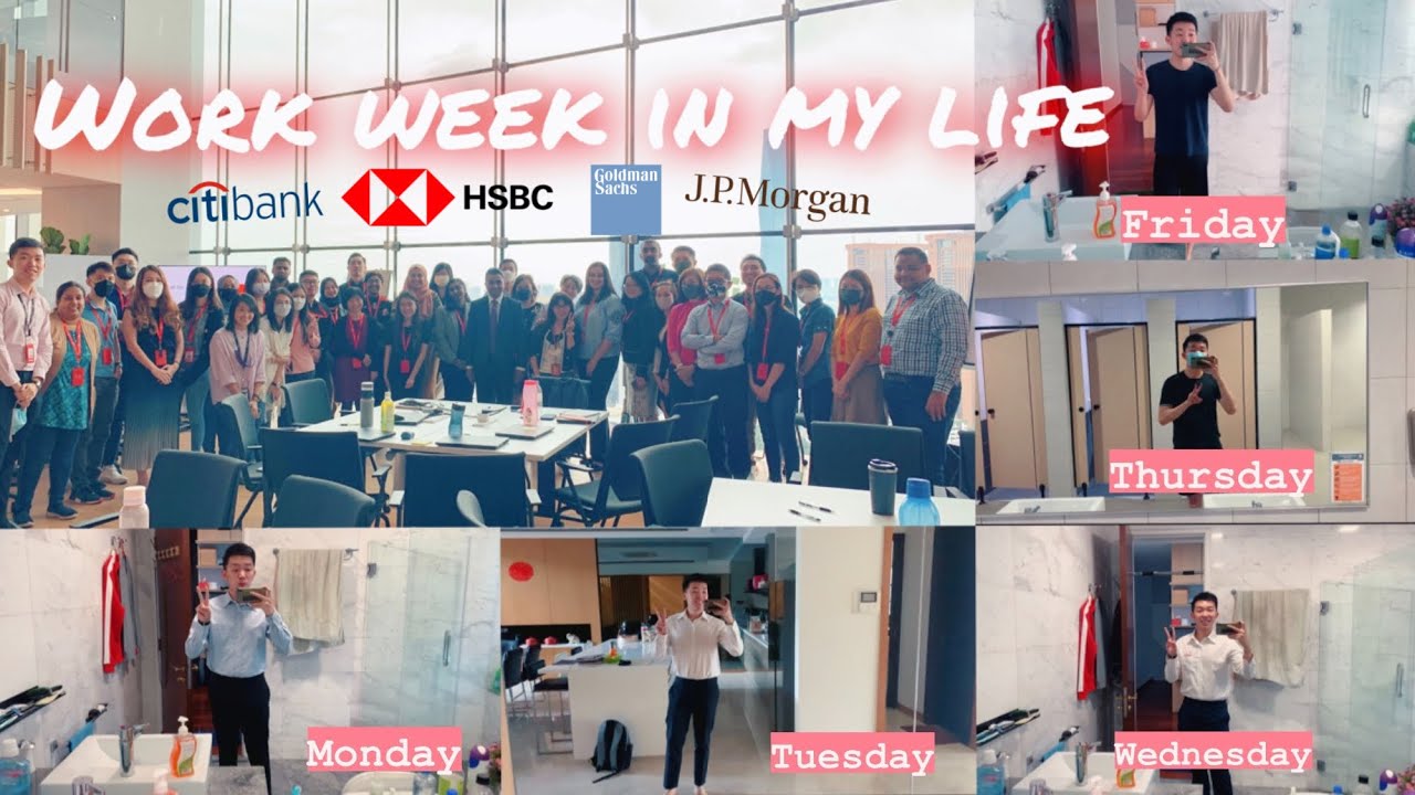 Work Vlog 💼 | Week in the life of a Banking Analyst in HSBC Bank 🏦 ...