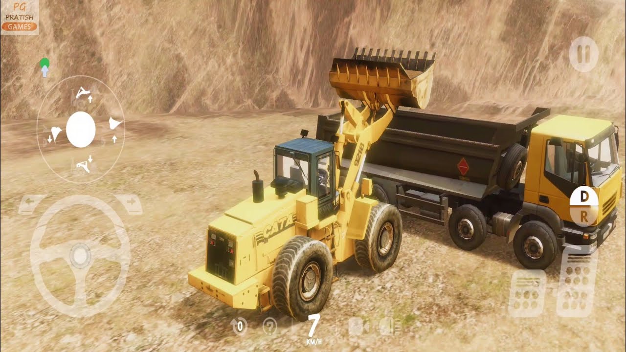 BharatBenz Truck Driving in Heavy Machines & Mining Simulator - #4 ...