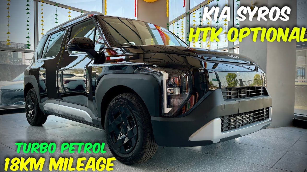 5 star safety rating. Kia Syros Htk Optional Turbo petrol . New kia ...